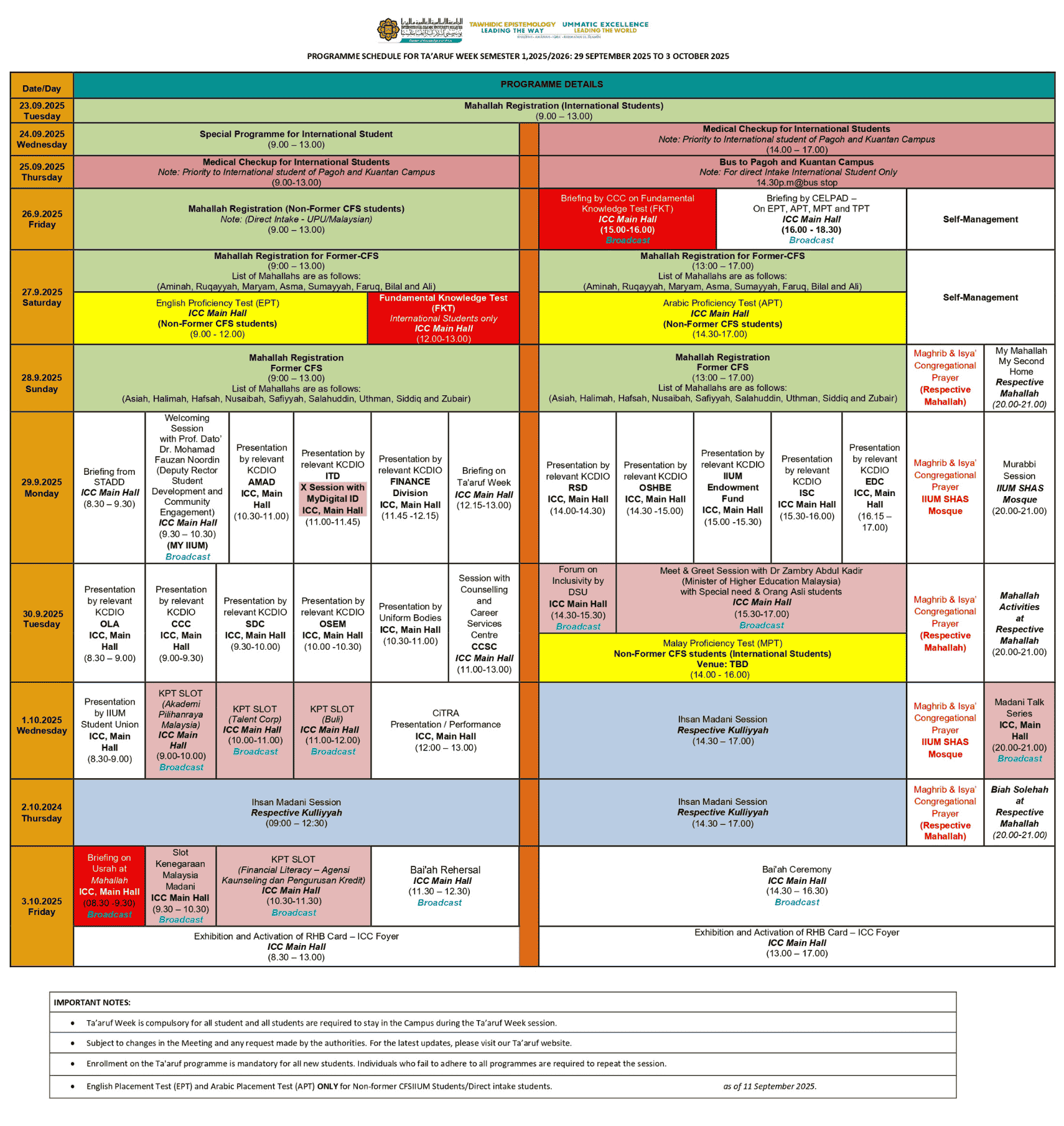 Taaruf Online – One Stop Information Portal for IIUM New Students